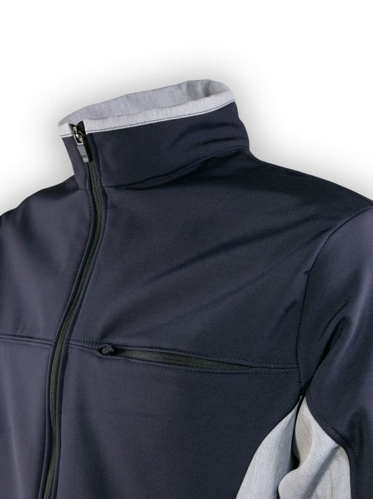 Chamarra azul marino con gris - MDZ uniformes