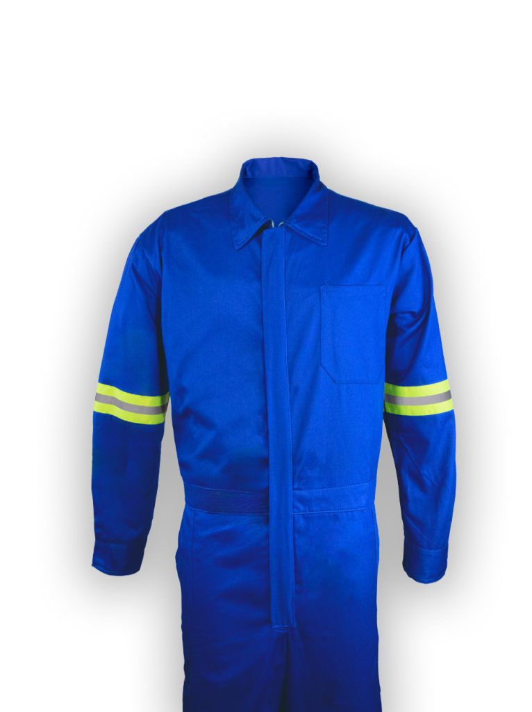 Overol azul rey con reflejante - MDZ uniformes