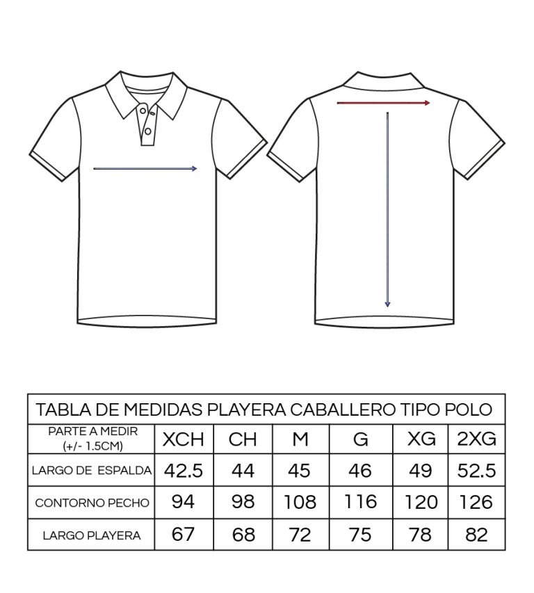 Playera color azul rey tipo polo caballero dryfit - MDZ uniformes