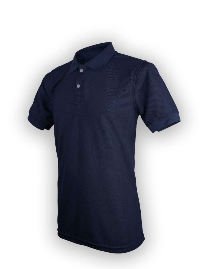 Playera color azul marino tipo polo caballero - MDZ uniformes