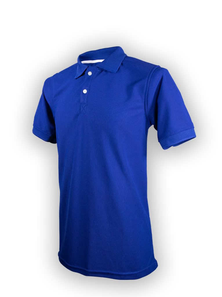 Playera color azul rey tipo polo caballero - MDZ uniformes
