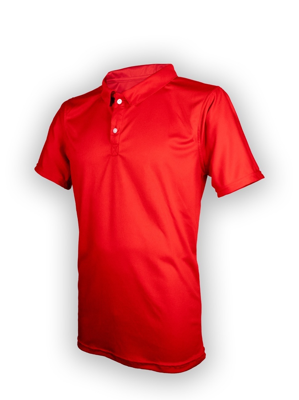 Playera color rojo tipo polo caballero dryfit - MDZ uniformes