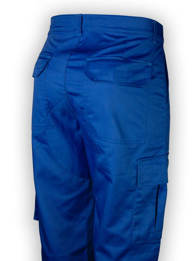 Pantalón azul rey tipo cargo con reflejante - MDZ uniformes