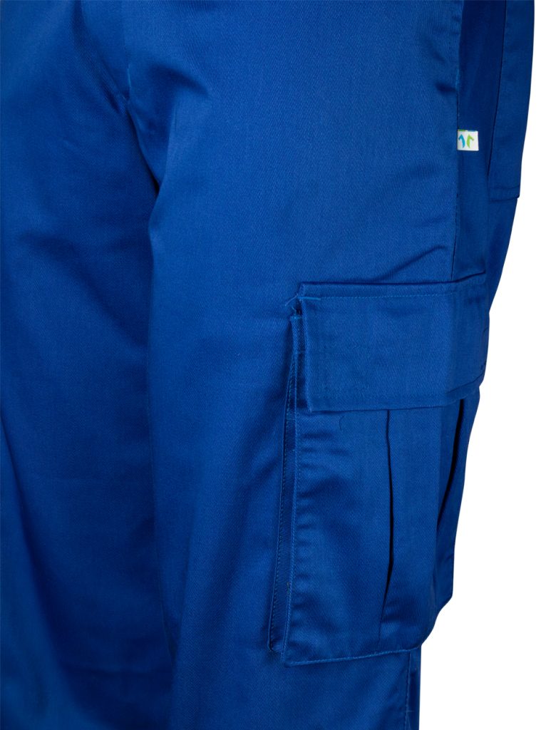 Pantalón azul rey tipo cargo con reflejante - MDZ uniformes