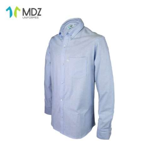 Camisa empresarial color azul - MDZ uniformes