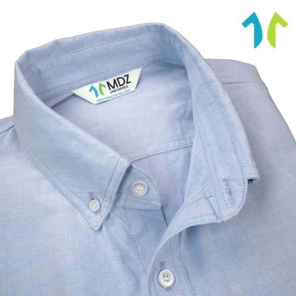 Camisa empresarial color azul - MDZ uniformes