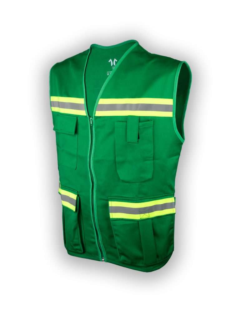 Chaleco de seguridad verde - MDZ uniformes