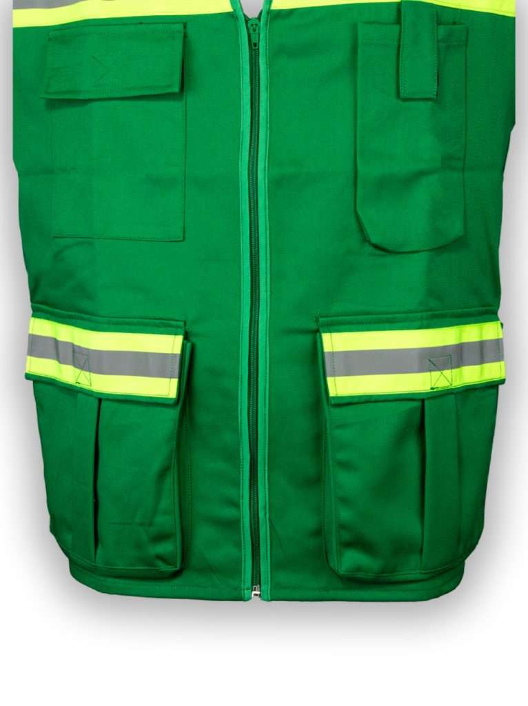 Chaleco de seguridad verde - MDZ uniformes