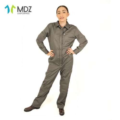 Overol kaki sin reflejantes dama - MDZ uniformes