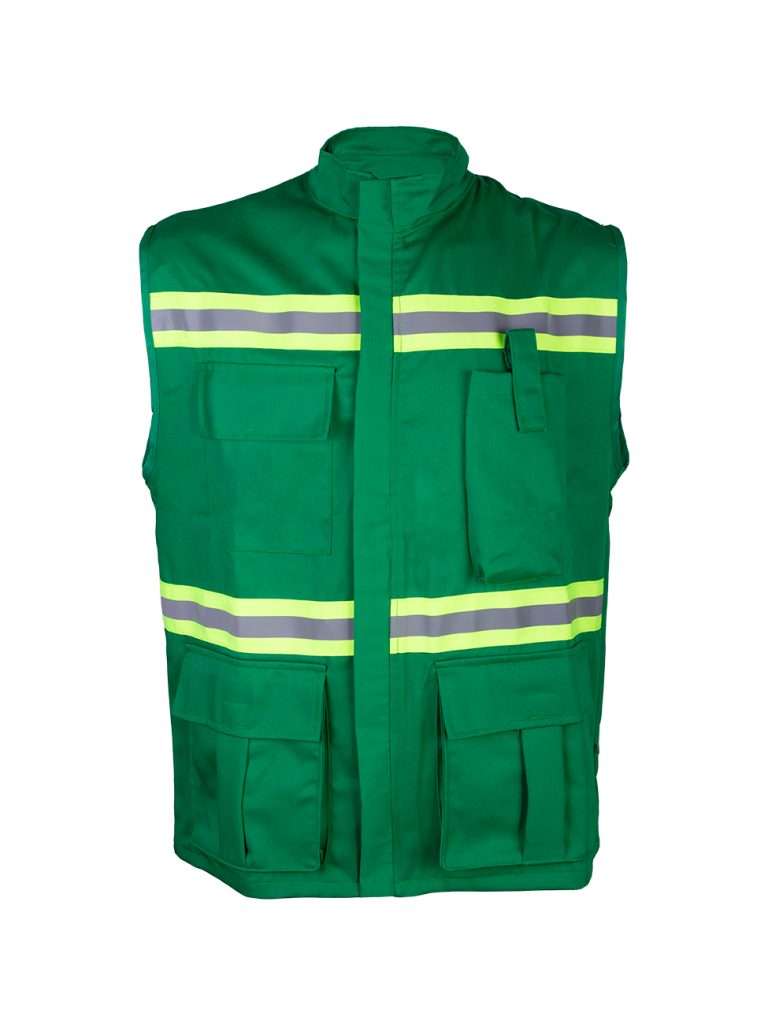 Chaleco de seguridad verde - MDZ uniformes