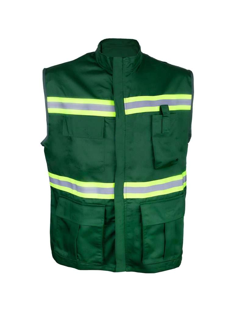 Chaleco de seguridad verde bandera - Besto uniformes
