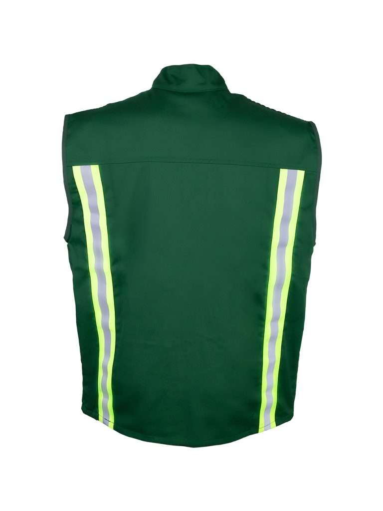 Chaleco de seguridad verde bandera - MDZ uniformes