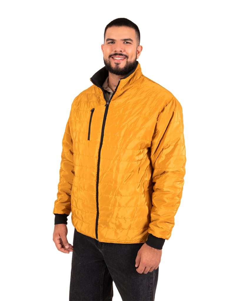 Chamarra capitonada amarilla - MDZ uniformes