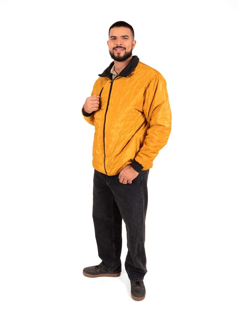 Chamarra capitonada amarilla - MDZ uniformes