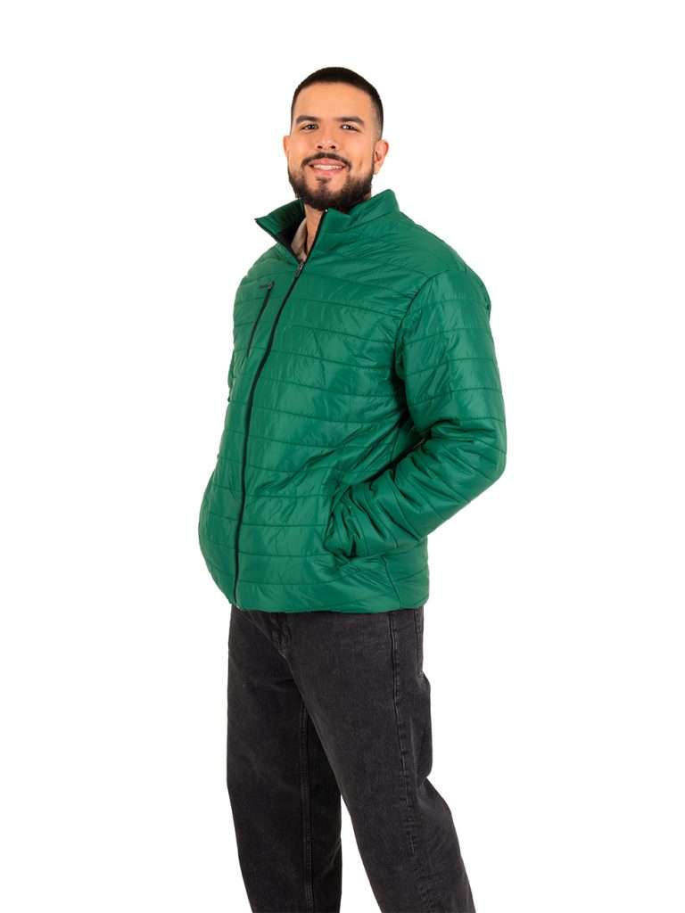 Chamarra capitonada verde - Besto uniformes
