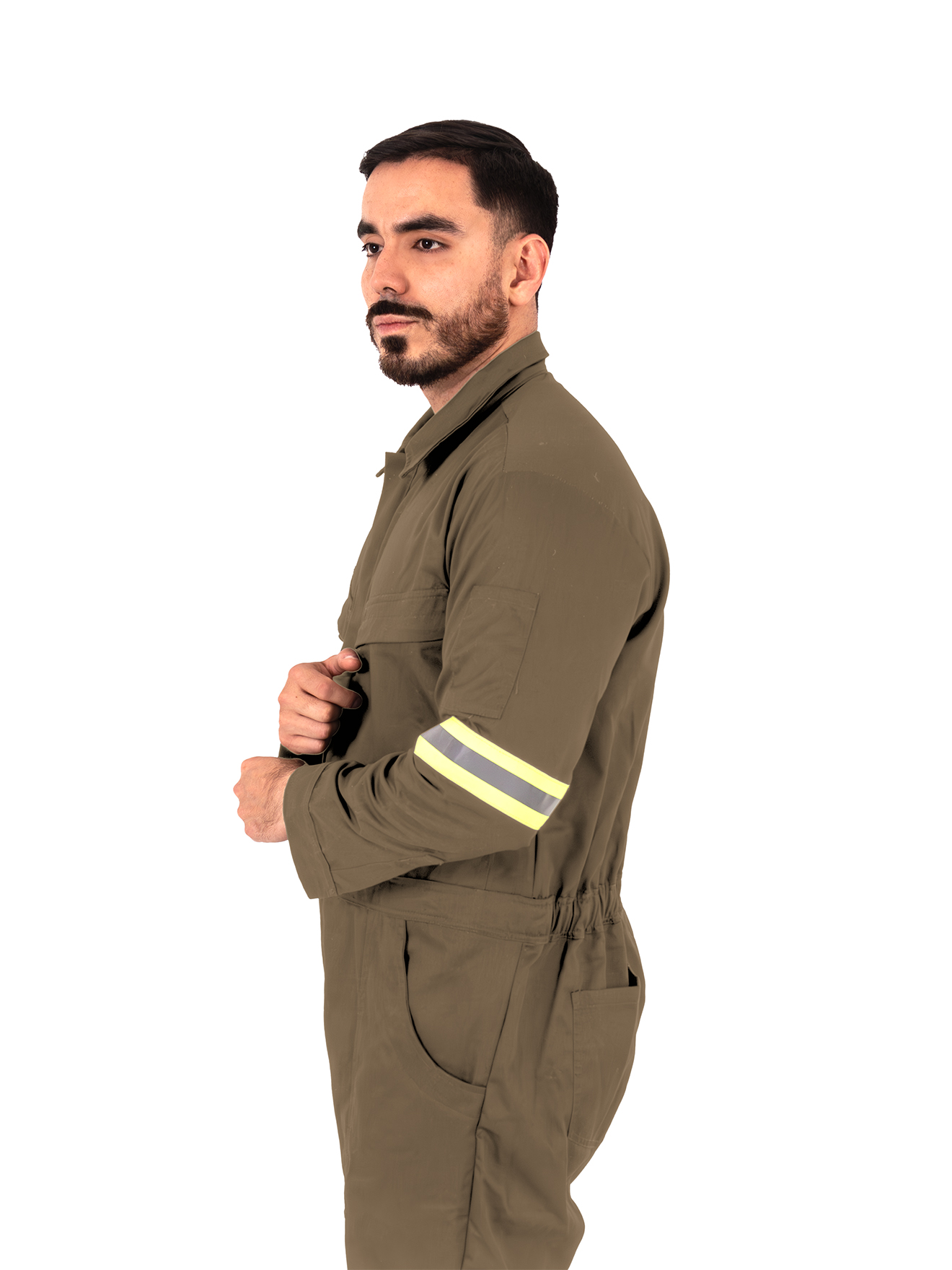 Overol Industrial Premium color caqui - MDZ uniformes