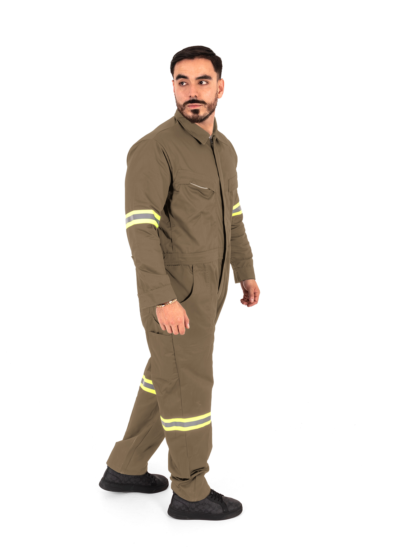 Overol Industrial Premium color caqui - MDZ uniformes