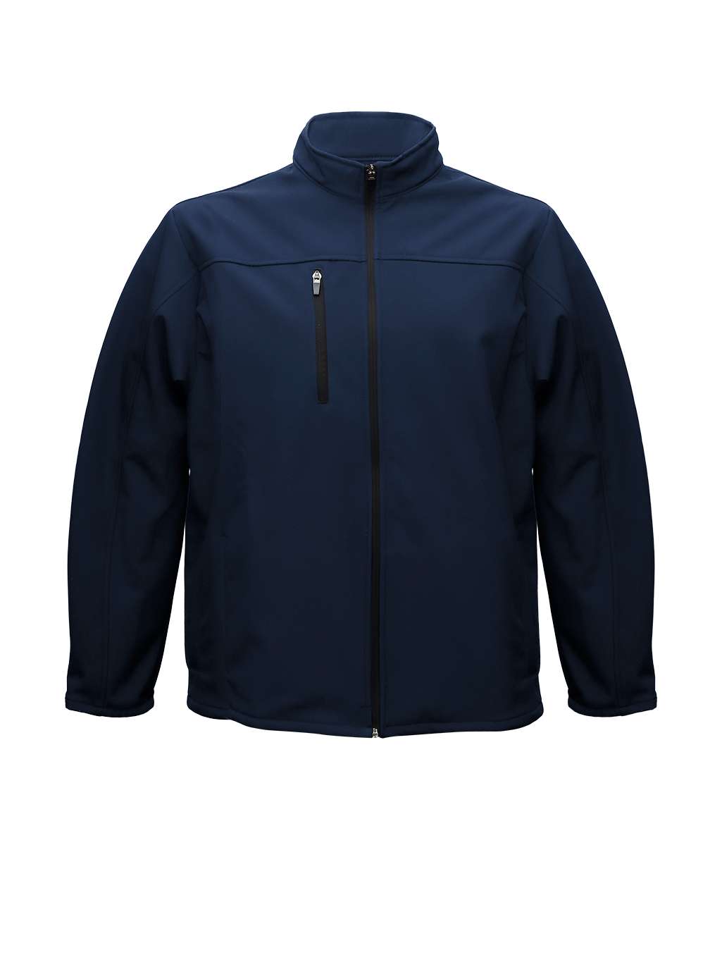 Chamarra con cierre vertical color azul marino - MDZ uniformes