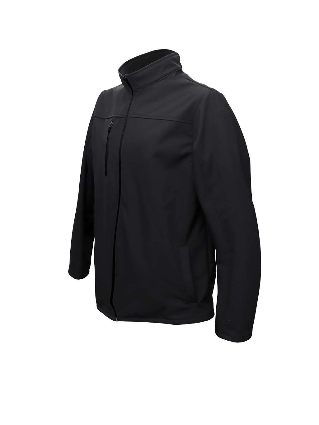 Chamarra con cierre vertical color gris oxford - MDZ uniformes